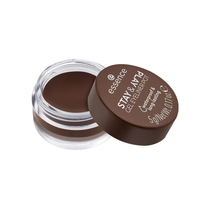 Essence Stay & Play Gel Eyeliner Pot 02 Brown – Taj Class
