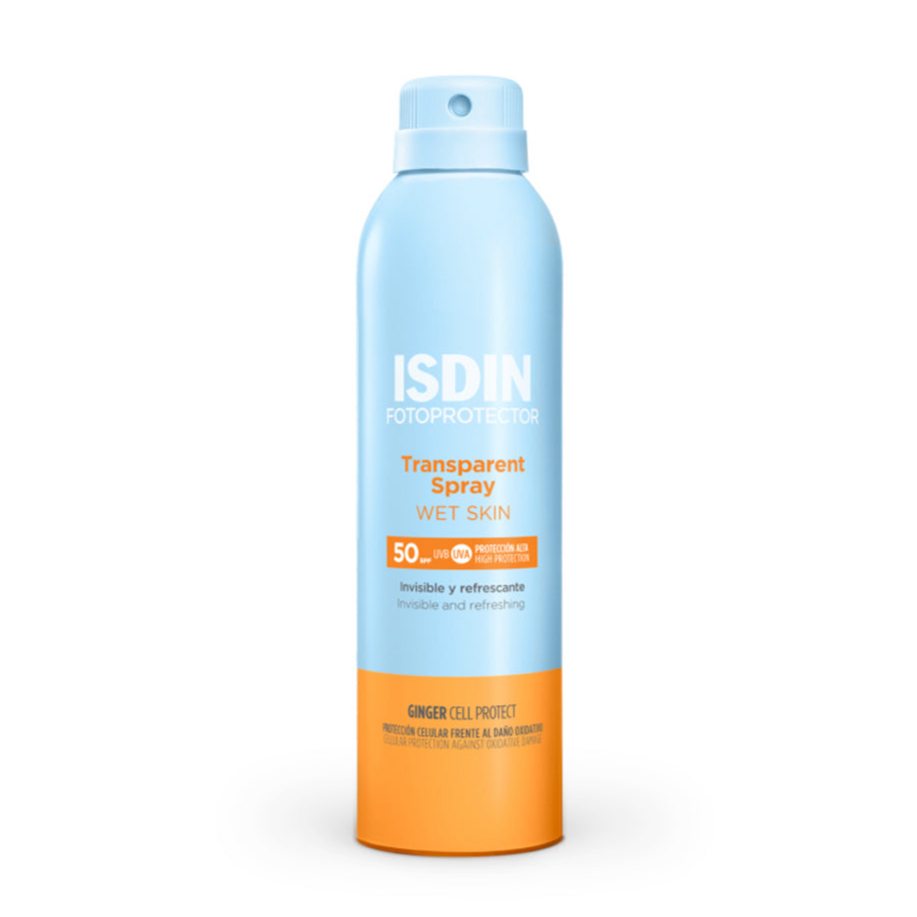 Isdin Transparent Spray Wet Skin Spf50+ 250ml – Taj Class