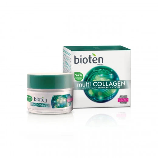 Bioten Multi-Collagen Anti-Wrinkle Night care 50ml – Taj Class