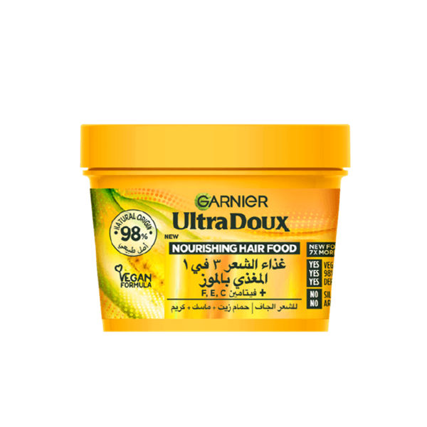 Garnier Ultra Doux Hair Food Banana & Shea 390ml – Taj Class